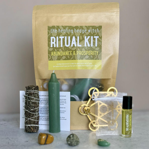 Abundance & Prosperity Ritual Kit - The Healing Hedge Witch