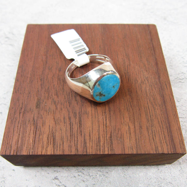 Men's Sterling Silver Crystal Ring - The Healing Hedge Witch