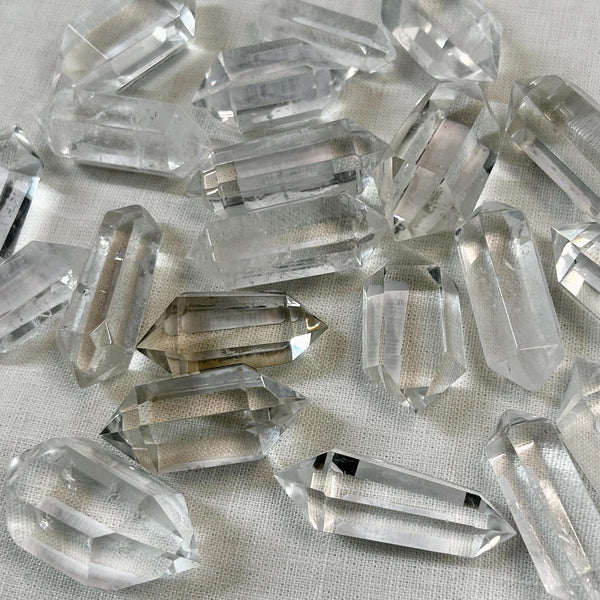 Double Terminated Point Meditation Crystals for Courage, Strength & Po ...