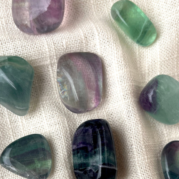 Fluorite Tumble - The Healing Hedge Witch